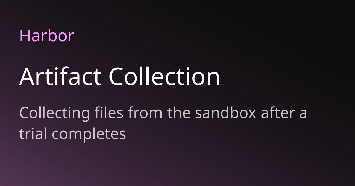 Artifact Collection